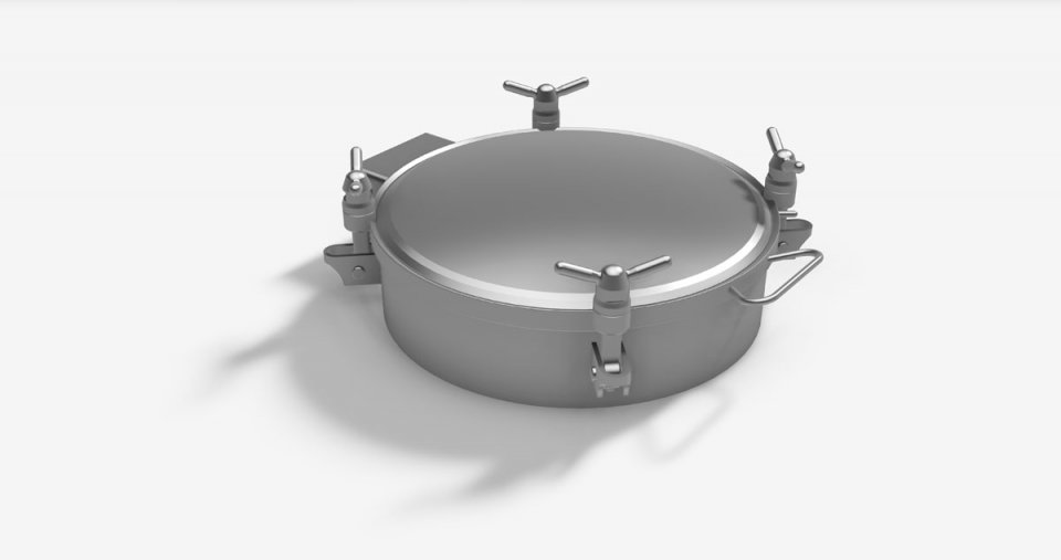 PED dome pressure manholes single neckring | AIS MANWAYS